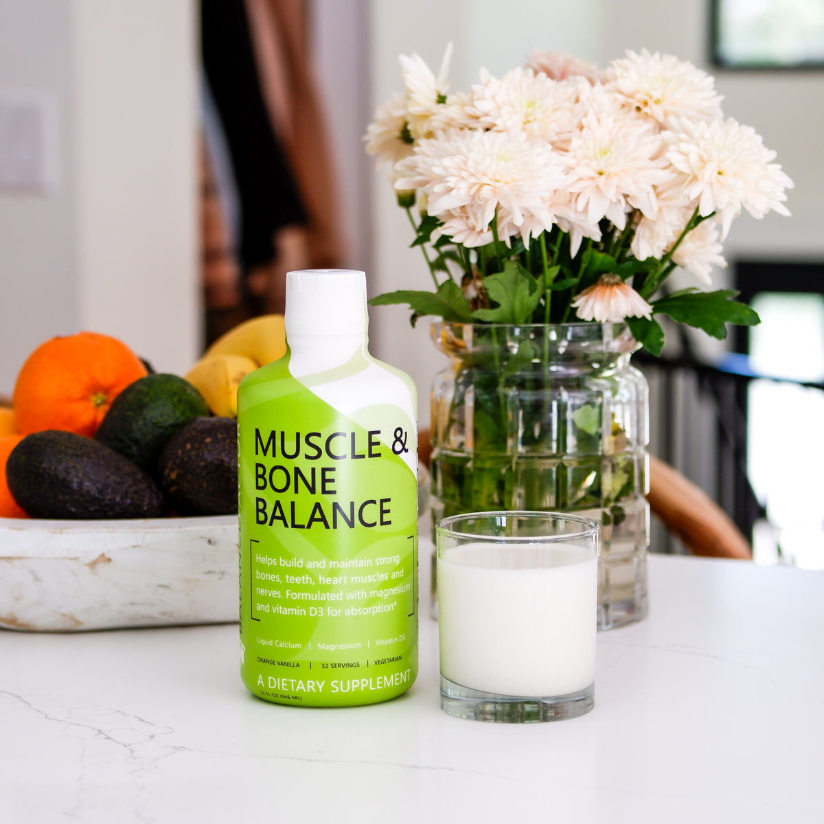 Balance Factor Muscle & Bone Balance - Liquid Calcium & Magnesium + D3 ...